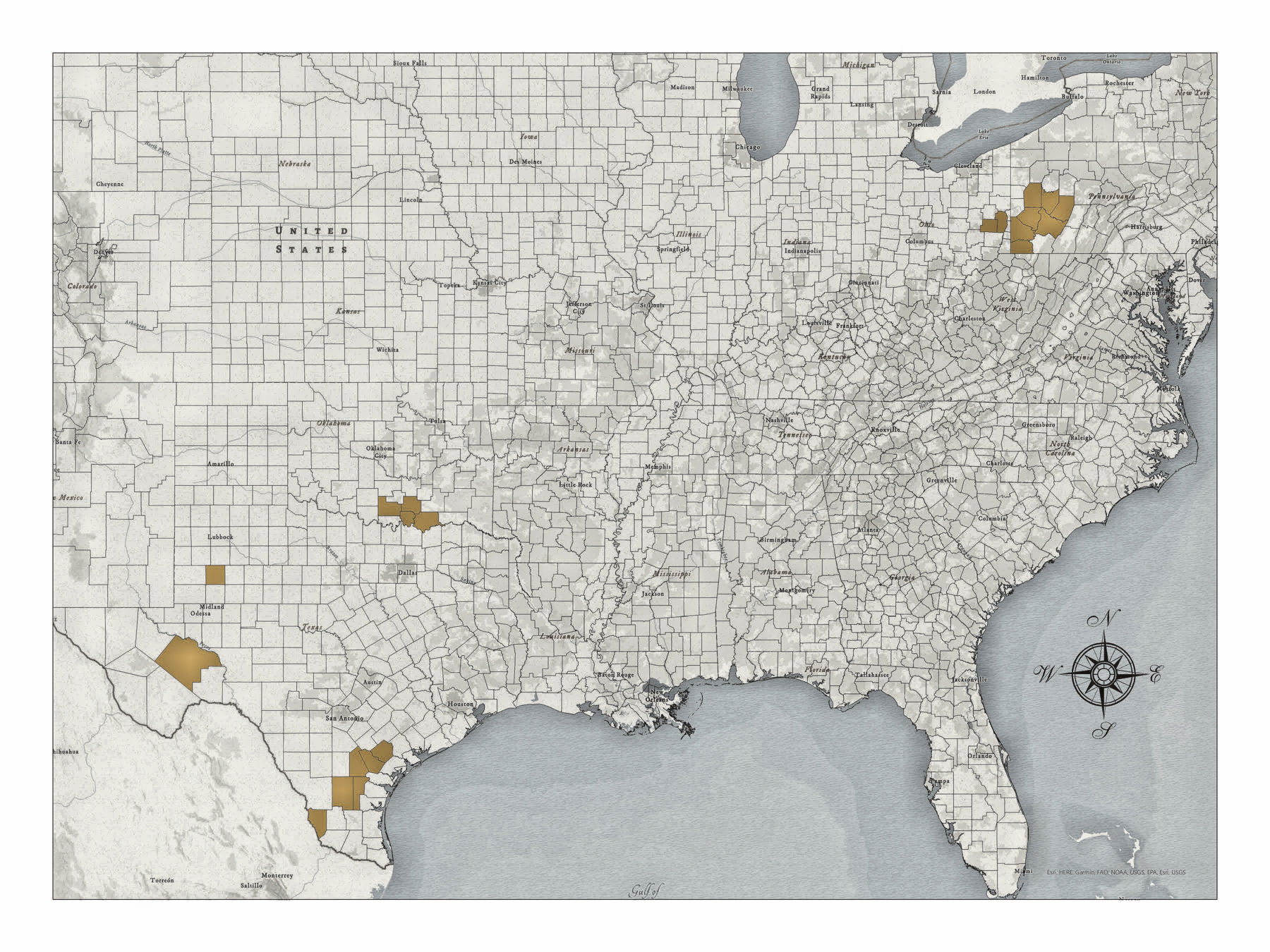 Our Footprint | Huntley & Huntley